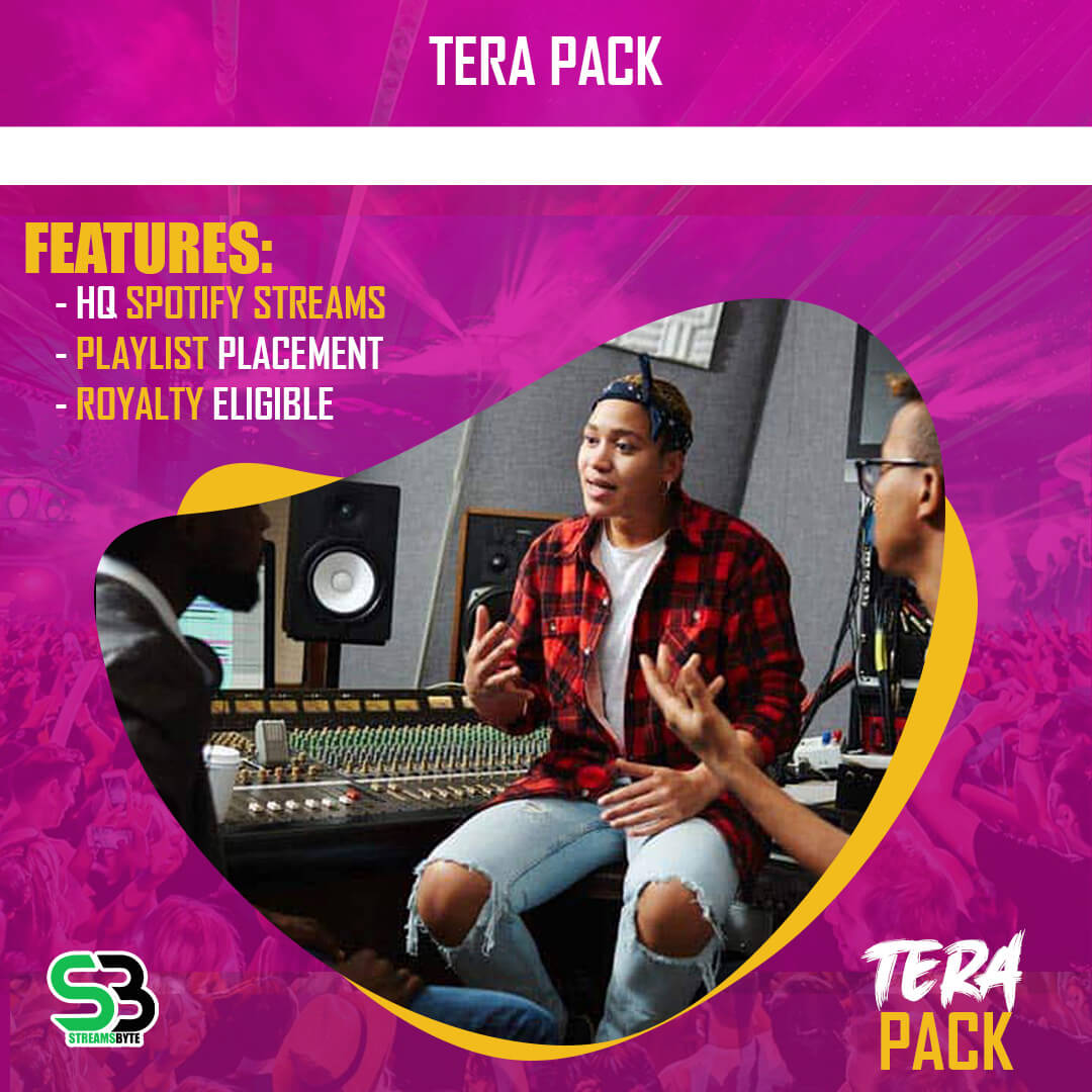 Tera Pack | Buy Spotify Streams Promotion | Streamsbyte.com