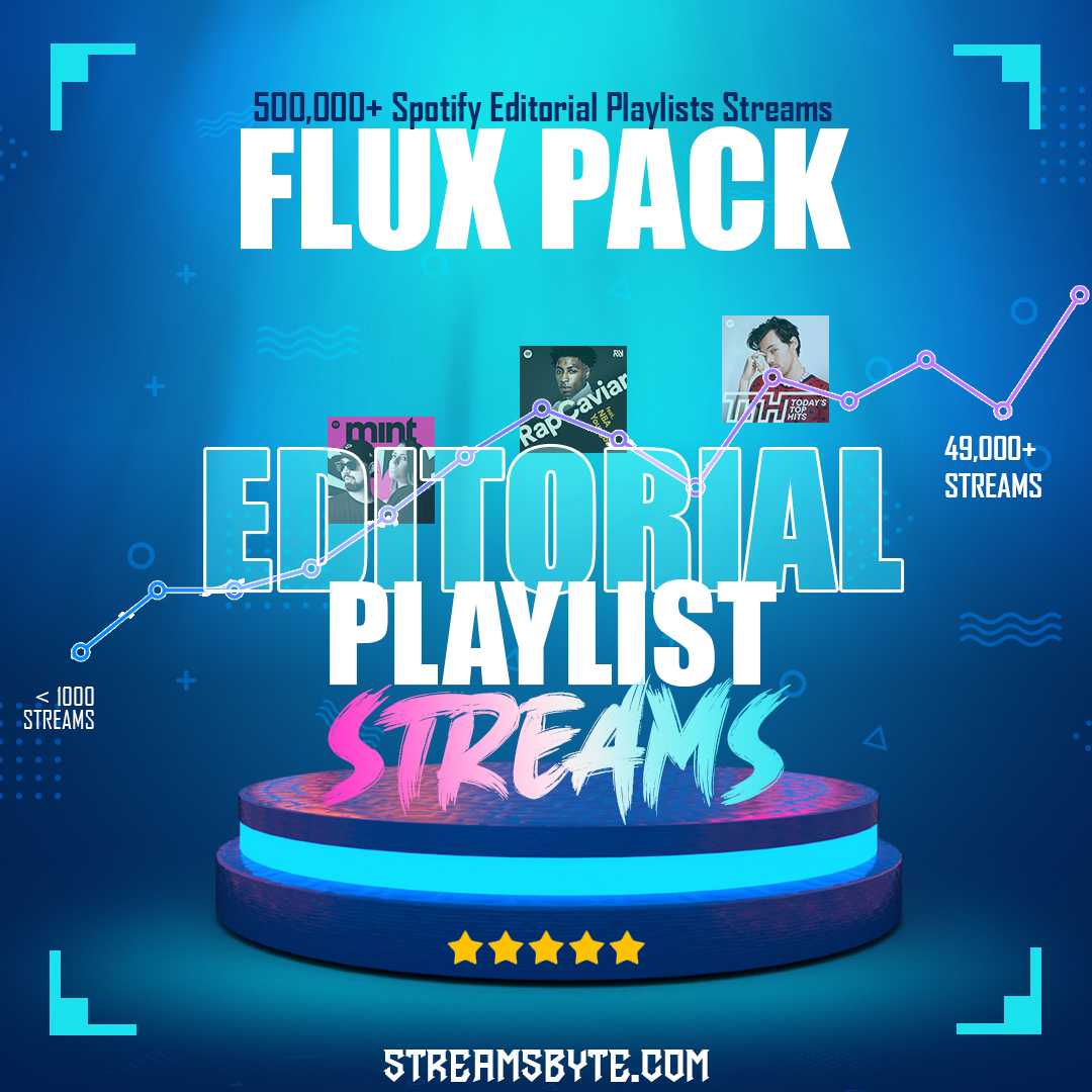 FLUX PACK | Buy Spotify Editorial Playlist Streams